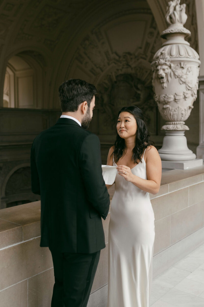 A Simple + Elegant SF City Hall Elopement